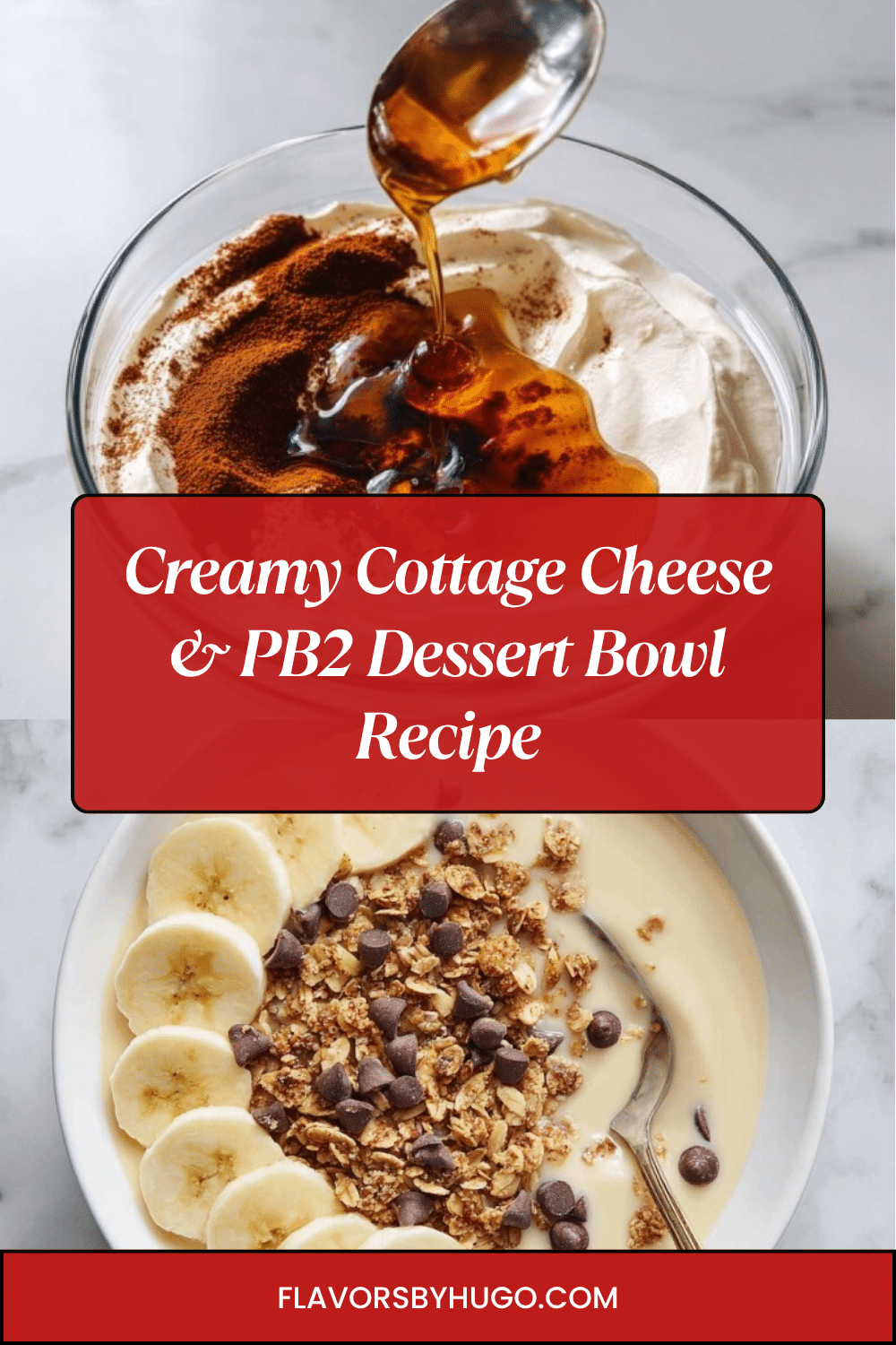 Cottage Cheese & PB2 Dessert Bowl: Creamy, Protein-Packed Treat