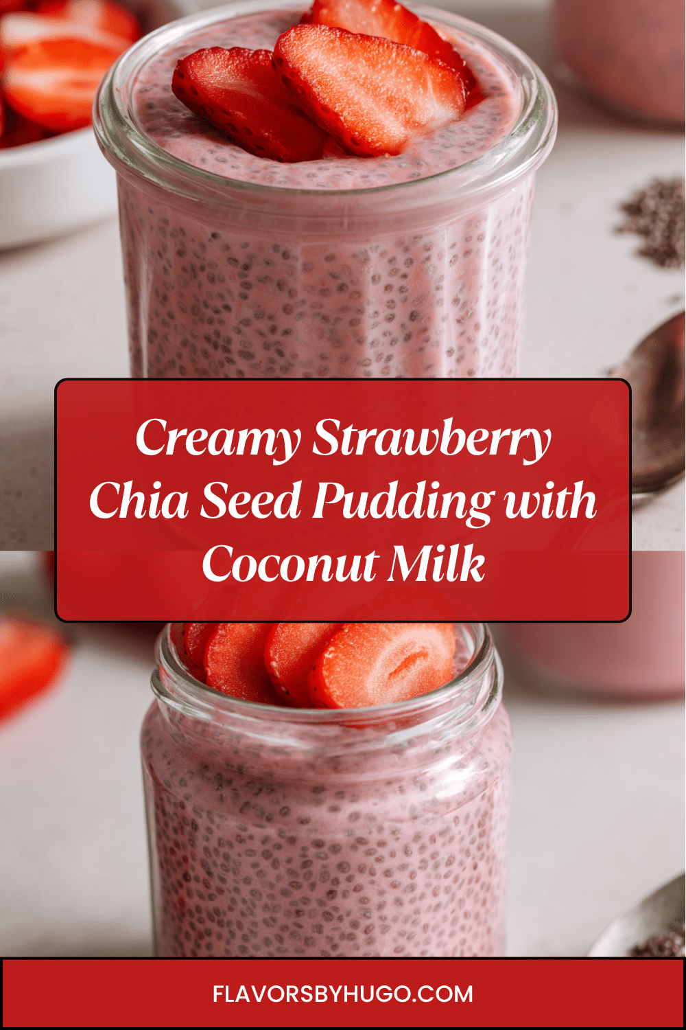 Strawberry Chia Seed Pudding with Coconut Milk – Creamy & Healthy