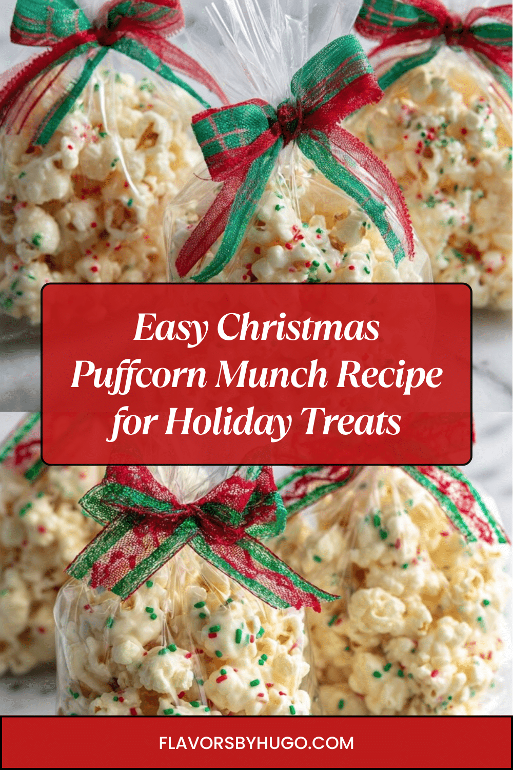 Christmas Puffcorn Munch: Festive Holiday Snack & Treat