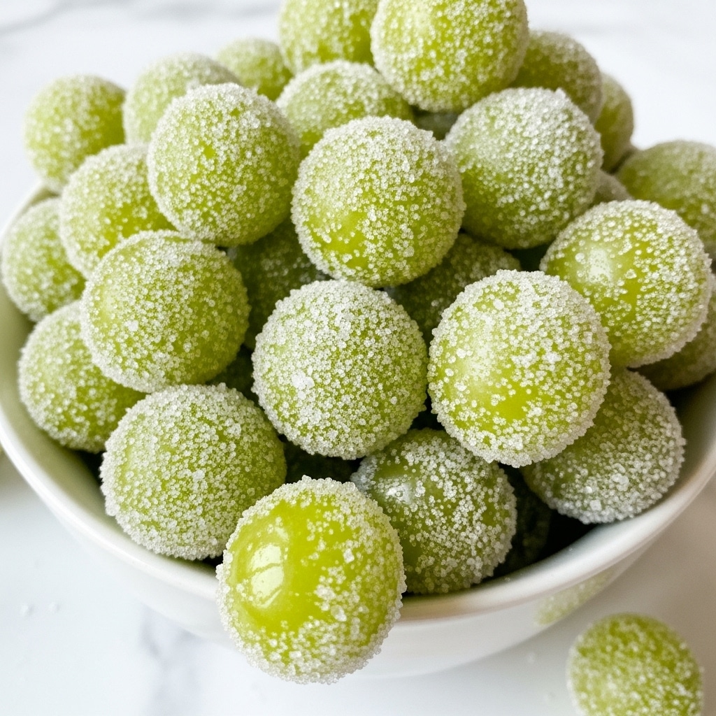 3-Ingredient Frozen Candied Grapes: Refreshing Healthy Snack
